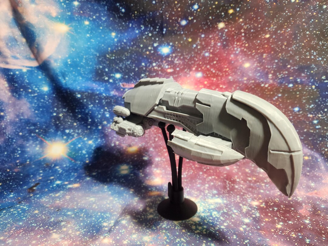 Eve Amarr Empire Omen Cruiser Custom Inspired PLA Model With Display ...