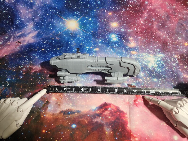 Eve Amarr Empire Omen Cruiser Custom Inspired PLA Model With Display ...