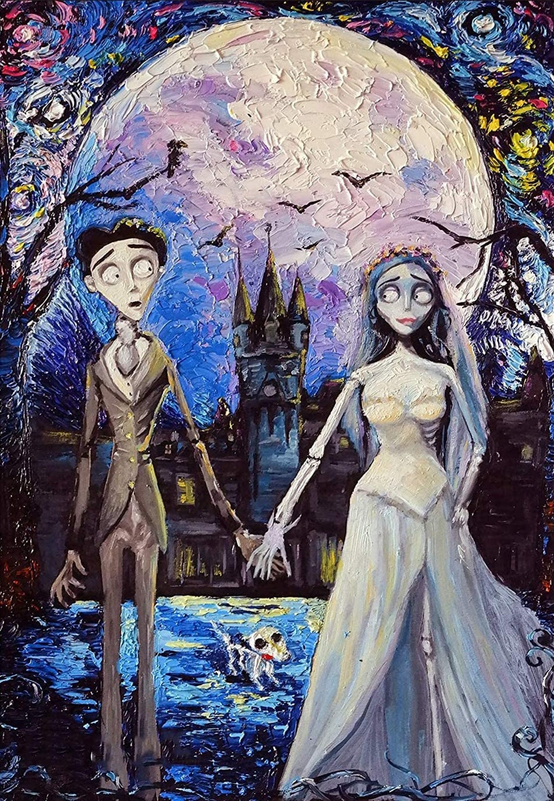 The Corpse Bride Compleet Diamond Painting 40x30 cm | Etsy