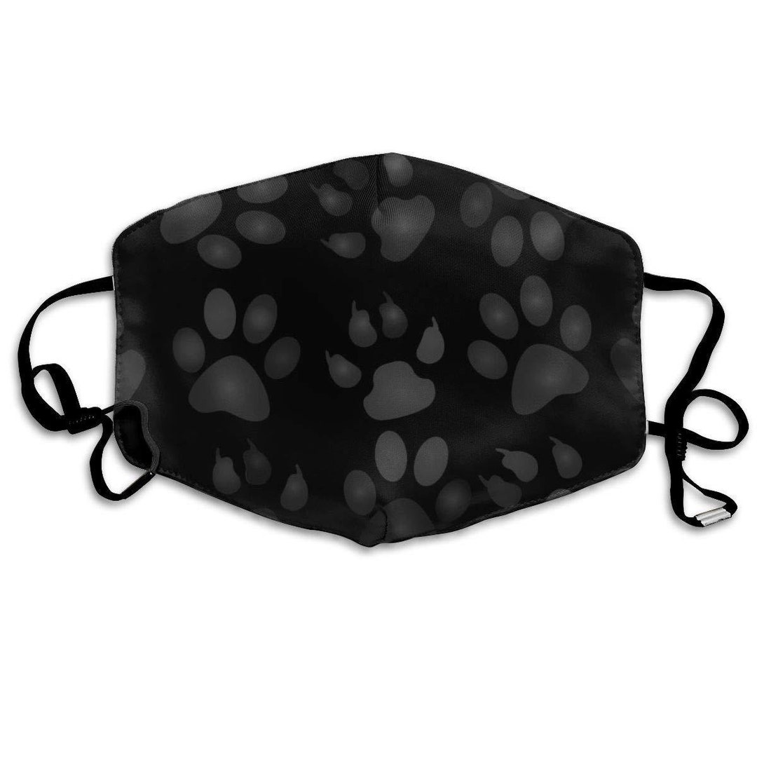Paw Print Face Mask With 2 Carbon Filters Reusable - Etsy