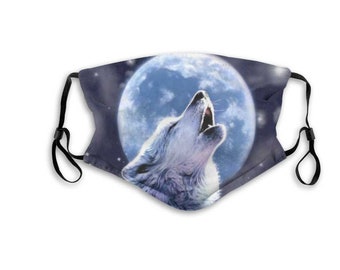 Wolf Face Mask | Etsy
