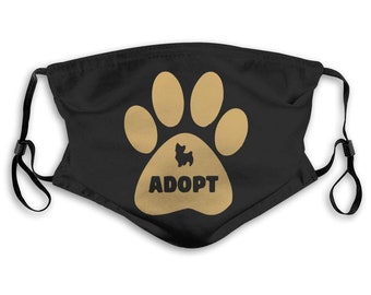 Chihuahua Face Mask With 2 Free Carbon Filters Reusable - Etsy