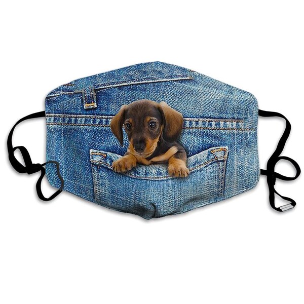 Denim Face Mask - Etsy