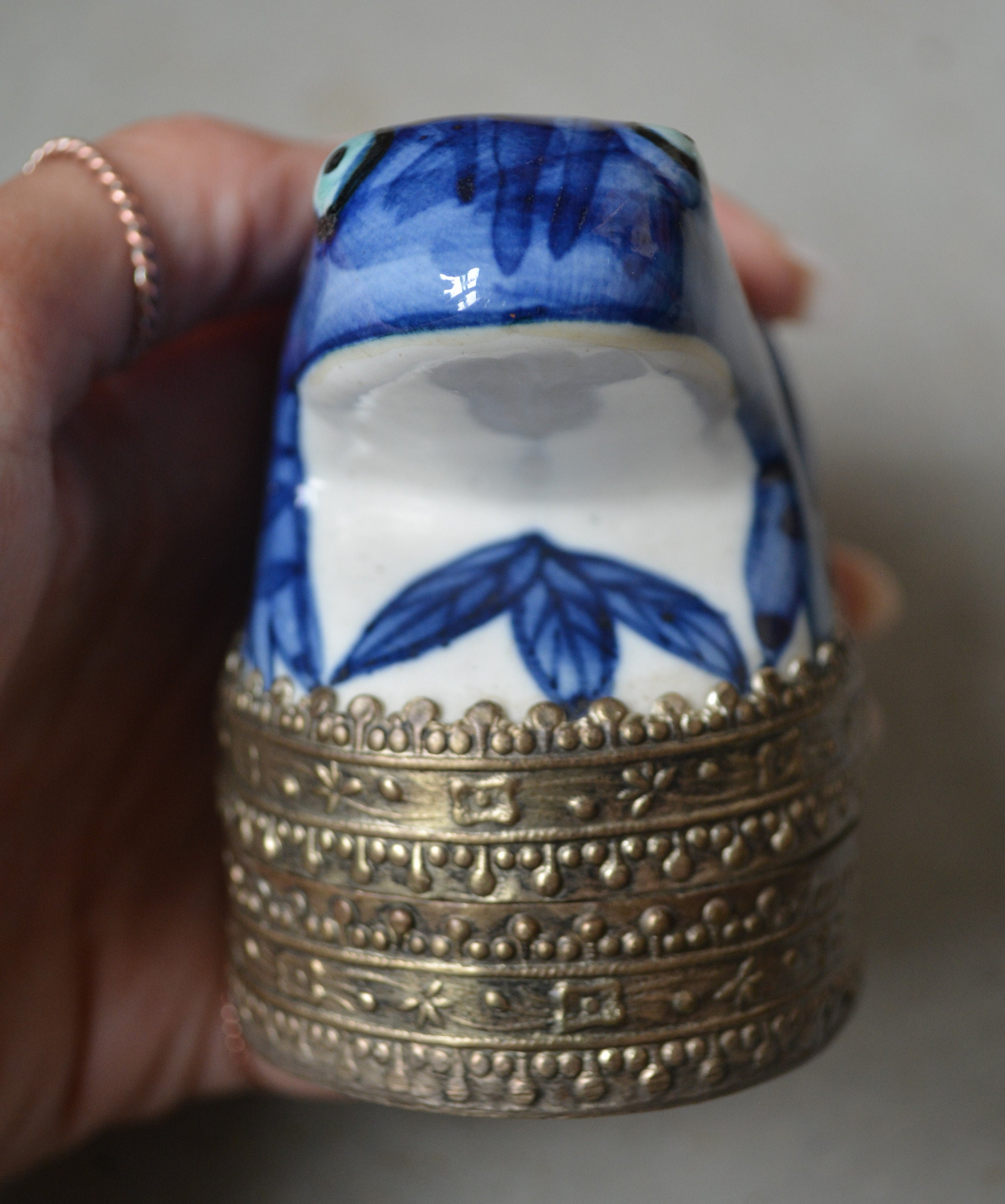 Blue Frog Embossed Tin Box - Etsy