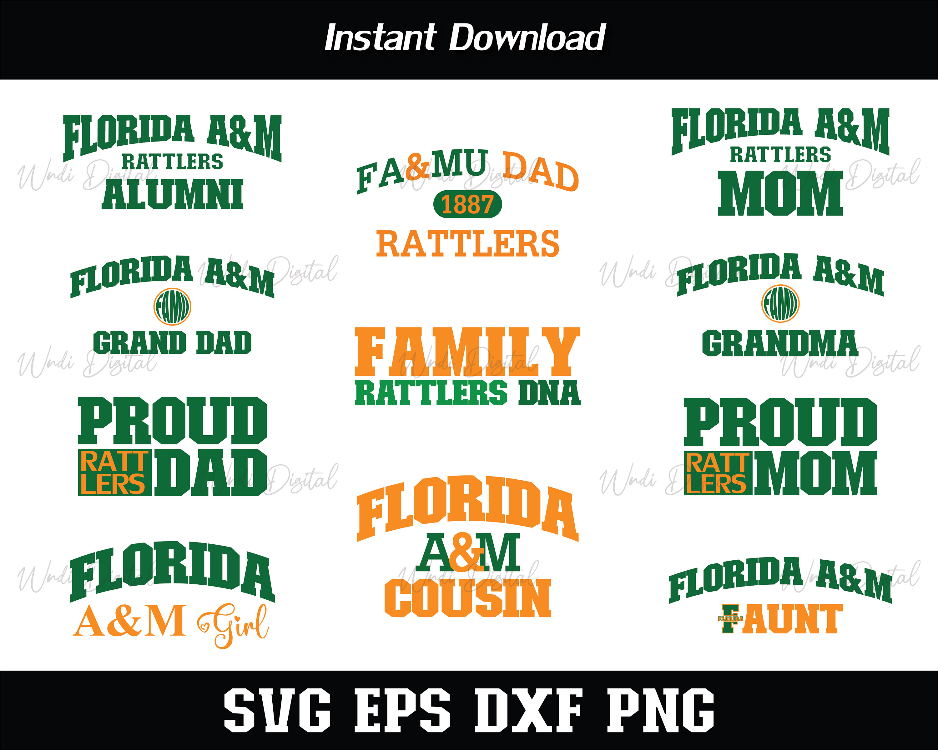 Florida A&M University Svg , Florida MOM , Florida DAD , FAMILY Bundle ...