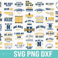 Made in North Carolina A&T State University Svg Cut File, Printable Png ...