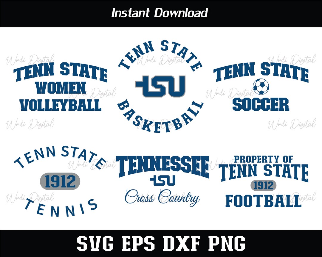 Tennessee State University Svg , Sports Bundle Svg , Tennessee State ...