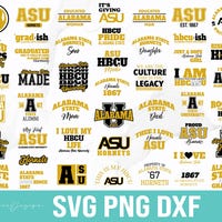 Alabama State University SVG Bundle - Etsy