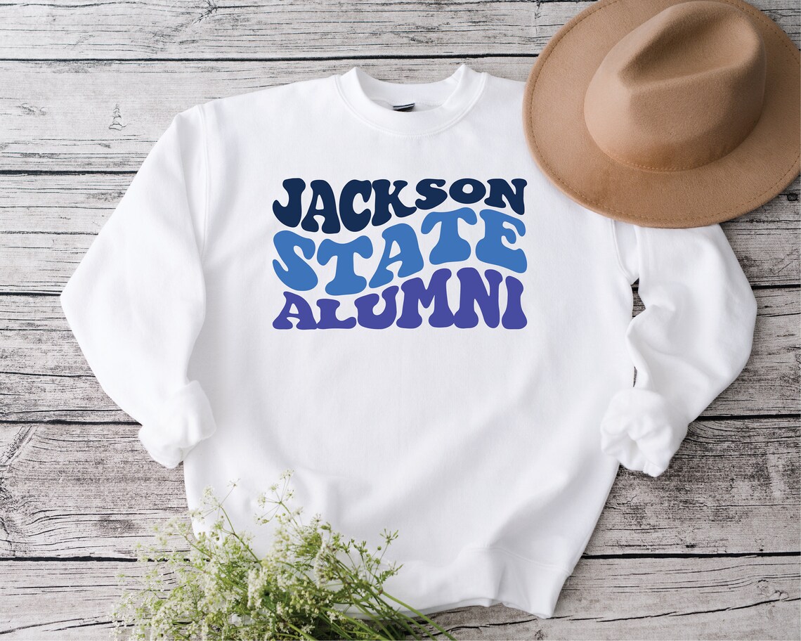 Jackson State ALUMNI Svg Wavy Style Svg Svg Hbcu Svg Cricut - Etsy