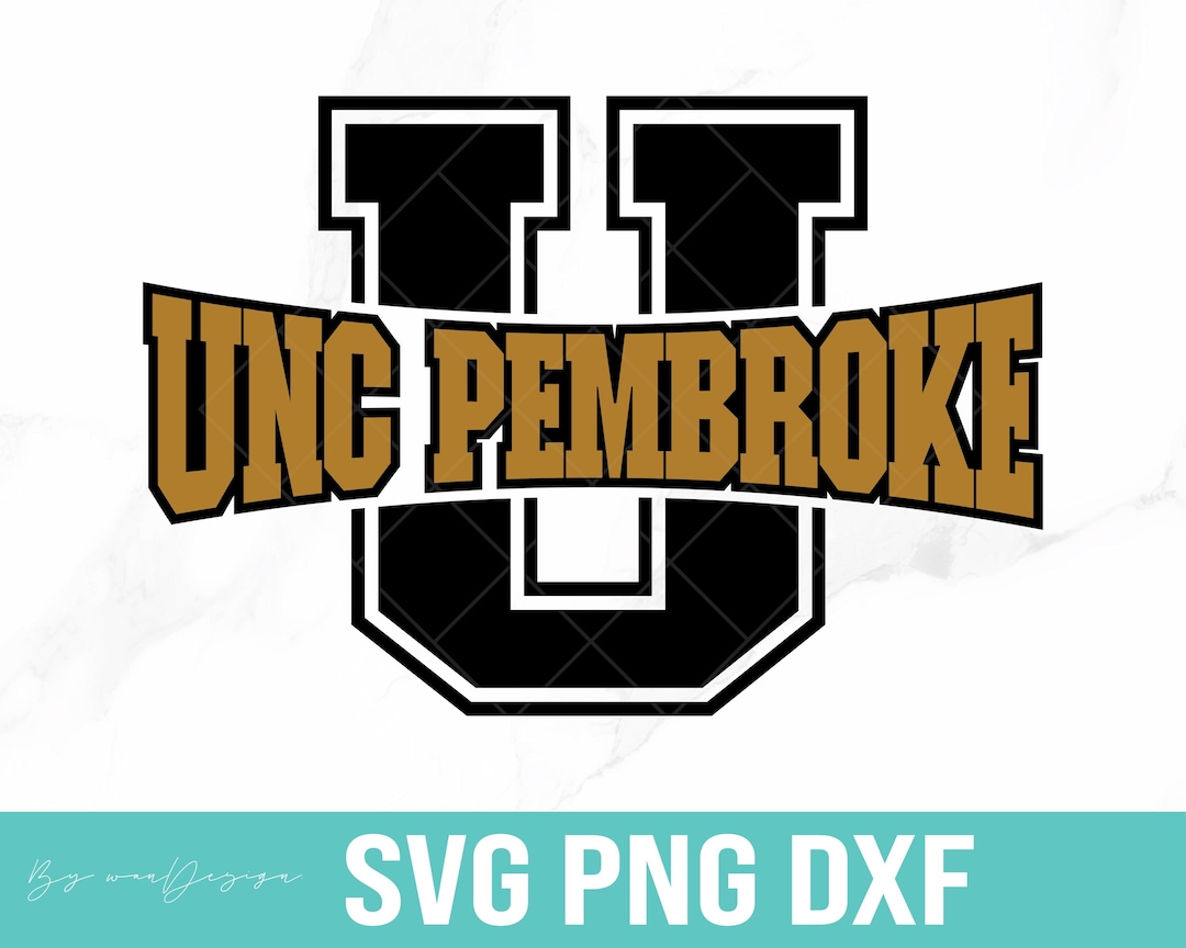 HBCU University of North Carolina at Pembroke Svg, UNC Pembroke Braves ...