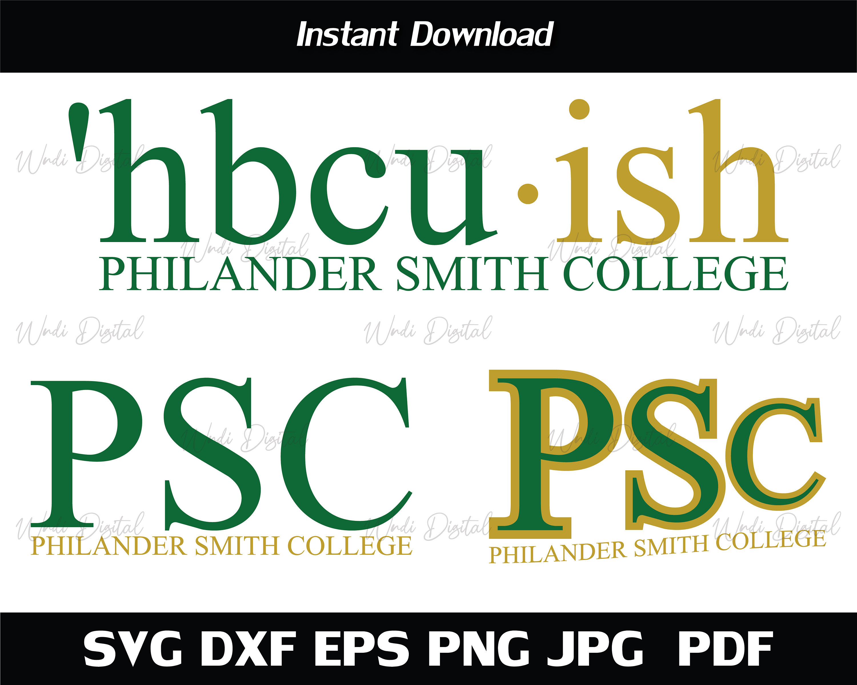 Hbcu-ish Philander Smith College Svg Cut Files Svg Files for | Etsy
