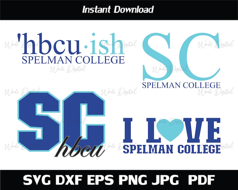 Spelman College SVG Bundle – HBCU Cut Files (digital Download) - Etsy