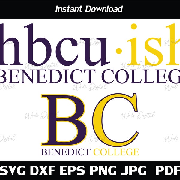 Benedict College Svg - Etsy