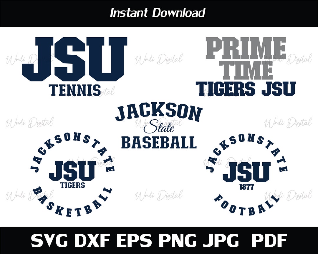 Jackson State University SVG, Prime Time Tigers JSU , JSU Sport ...