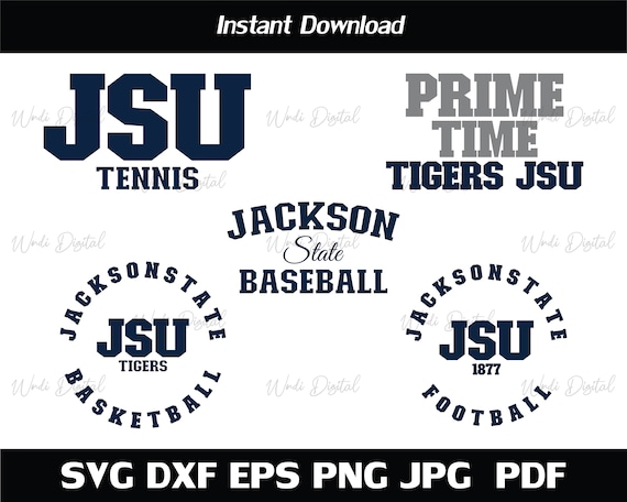 Jackson State University SVG Prime Time Tigers JSU JSU - Etsy