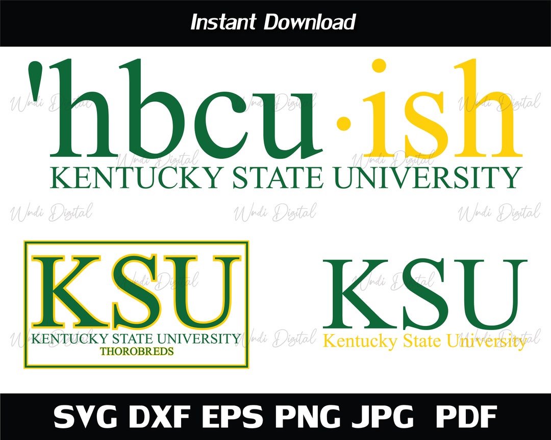 Kentucky State University SVG, KSU Cricut Cut Files (digital Download ...