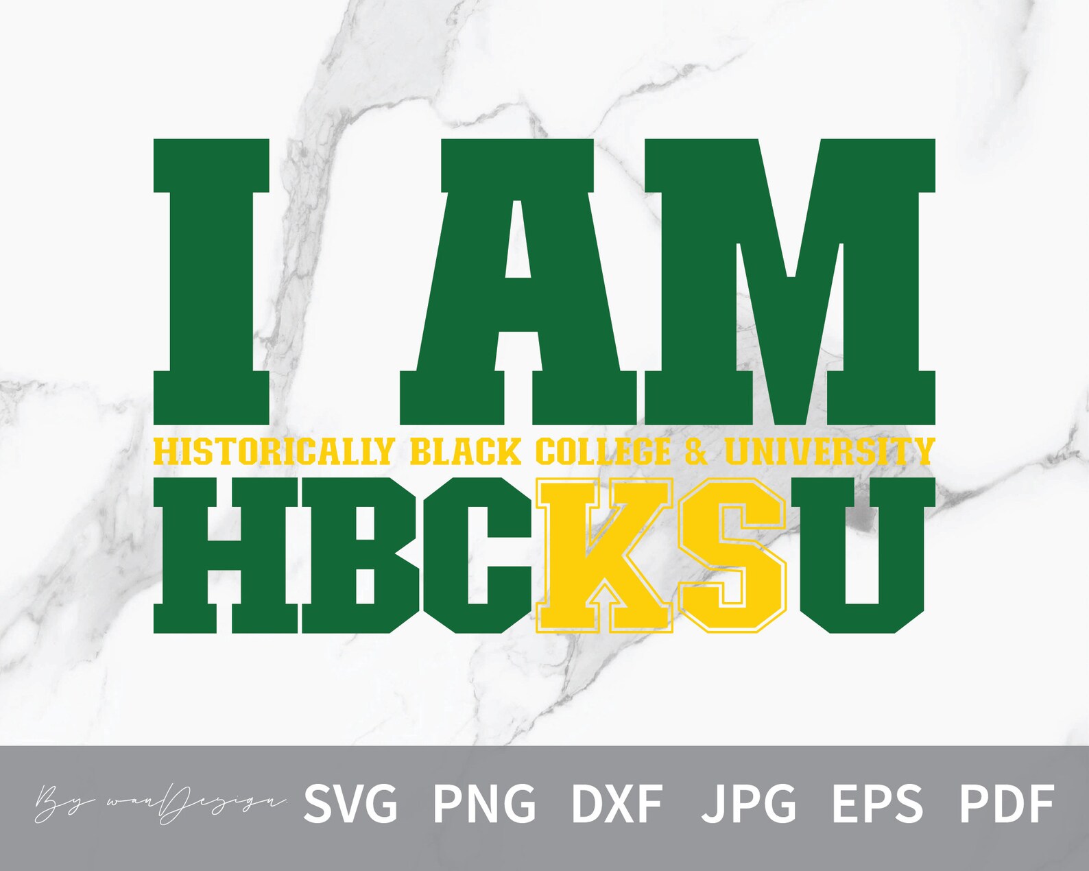 I AM Hbcu Kentucky State University Svg, Kentucky State Thorobreds Svg ...