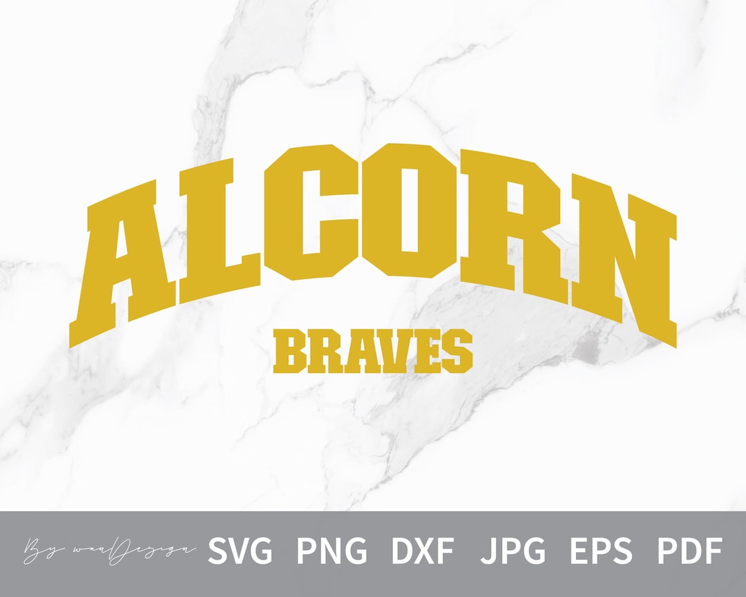 Alcorn Braves Svg , Alcorn State University Braves Svg , HBCU Svg , Cut ...