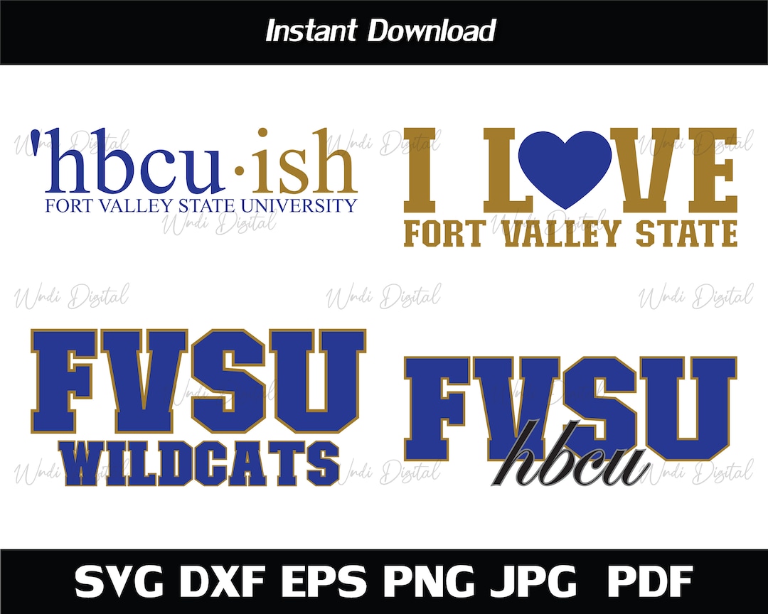 Fort Valley State Wildcats SVG Bundle – HBCU Designs (digital Download ...