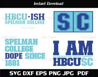 Spelman SVG, College Svg, Logo, Jaguars SVG, Instant Download Eps, Png ...