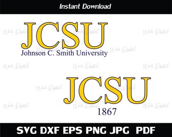 Johnson C Smith University Logo - Etsy