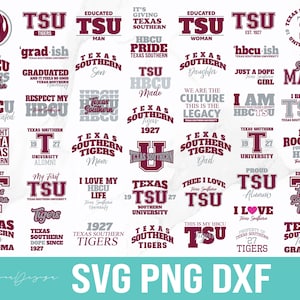 Texas Southern University SVG Bundle, TSU Tigers (digital Files) - Etsy