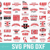 Clark Atlanta, Clark Svg, Panthers Png, CAU Svg Flag Svg, Clark ...