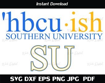 Southern University Svg | Etsy