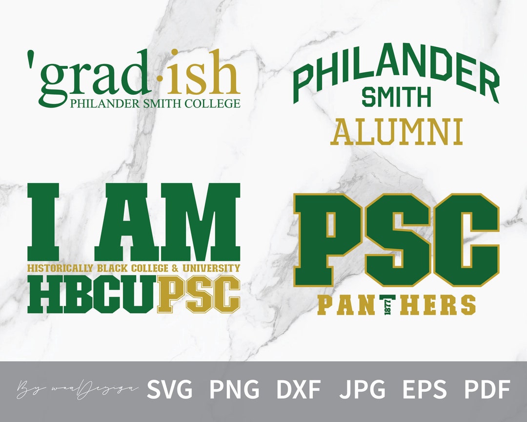 Grad Ish Philander Smith College Svg, HBCU Bundle, I AM HBCU Philander ...