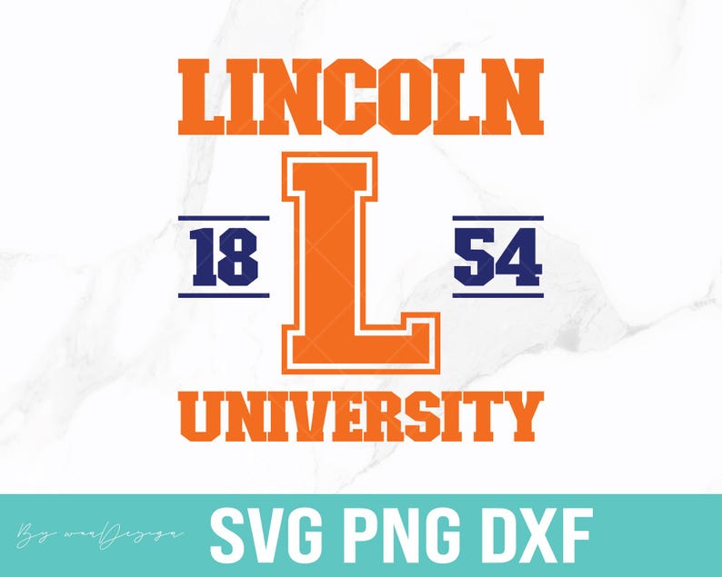 Lincoln University Svg, L Svg, LU Svg, Lincoln Lions 1854 Svg, HBCU Svg ...