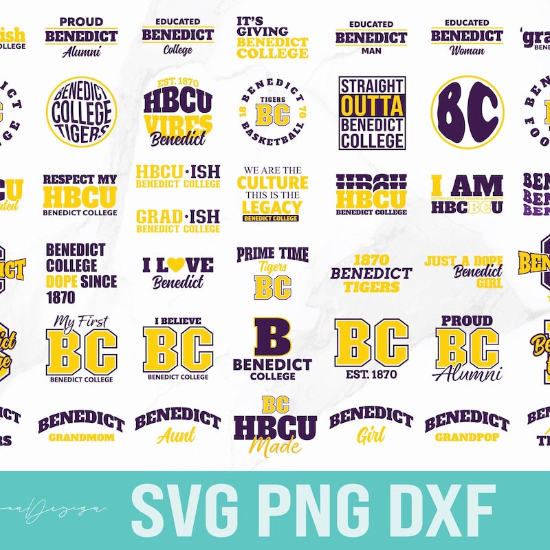 Benedict College Svg - Etsy
