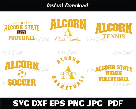 Alcorn State University Svg Sports Svg Bundle Svg Cut | Etsy