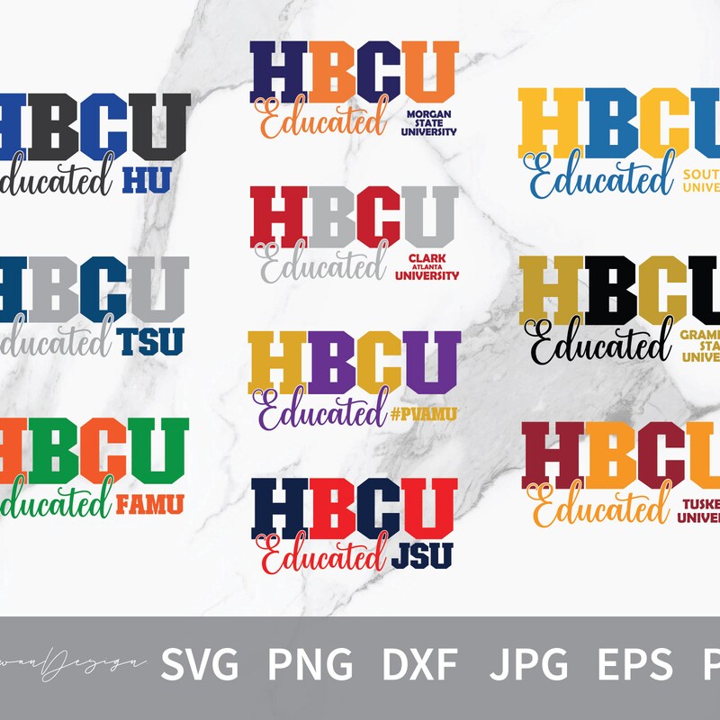 Hbcu Svg - Etsy