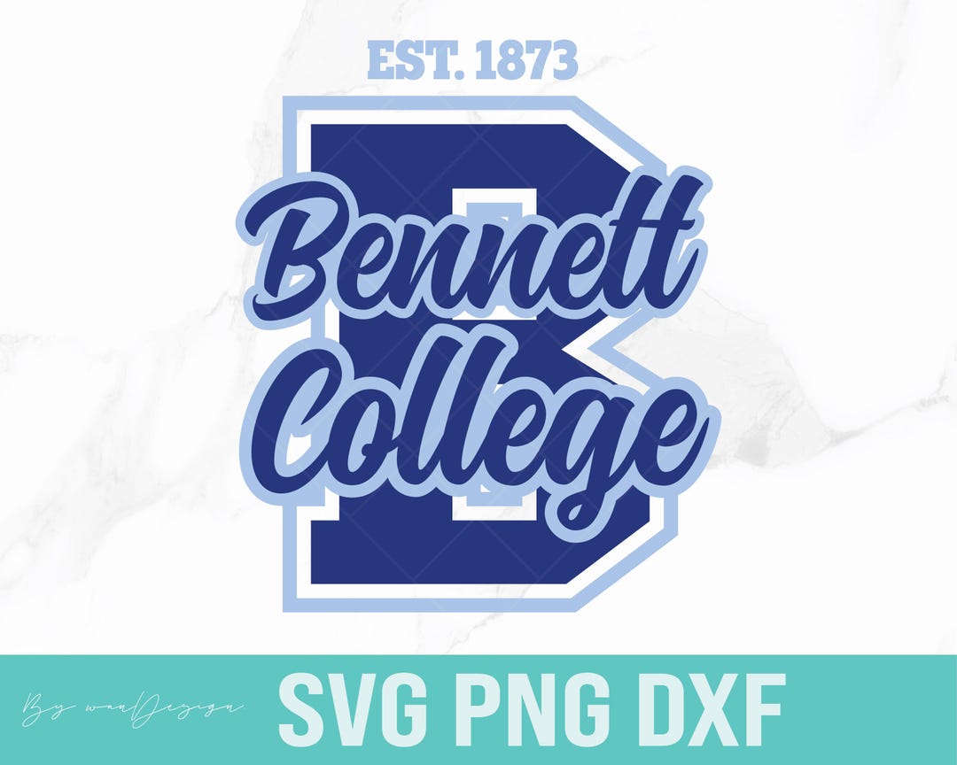 Bennett College 1873 Svg, HBCU Svg, B Logo Svg, Bennett College Belles ...