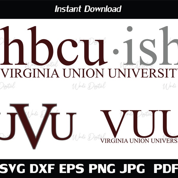 Virginia Union University Svg - Etsy