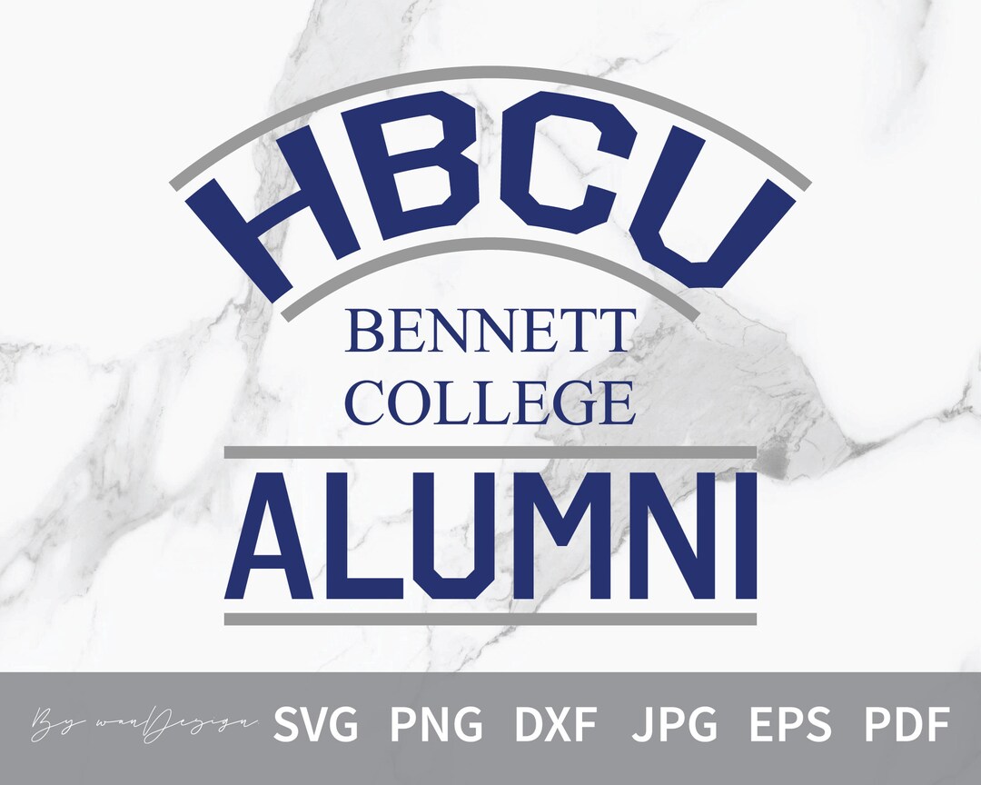 HBCU Bennett College ALUMNI Svg , HBCU Svg. - Etsy