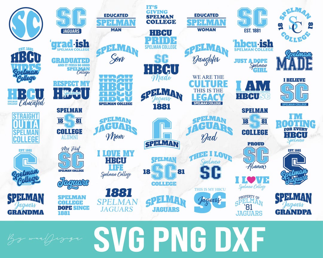 Spelman College SVG Bundle, HBCU Pride Designs (digital Download) - Etsy