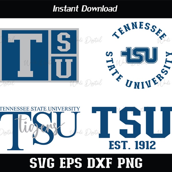 Tennessee State University Svg - Etsy