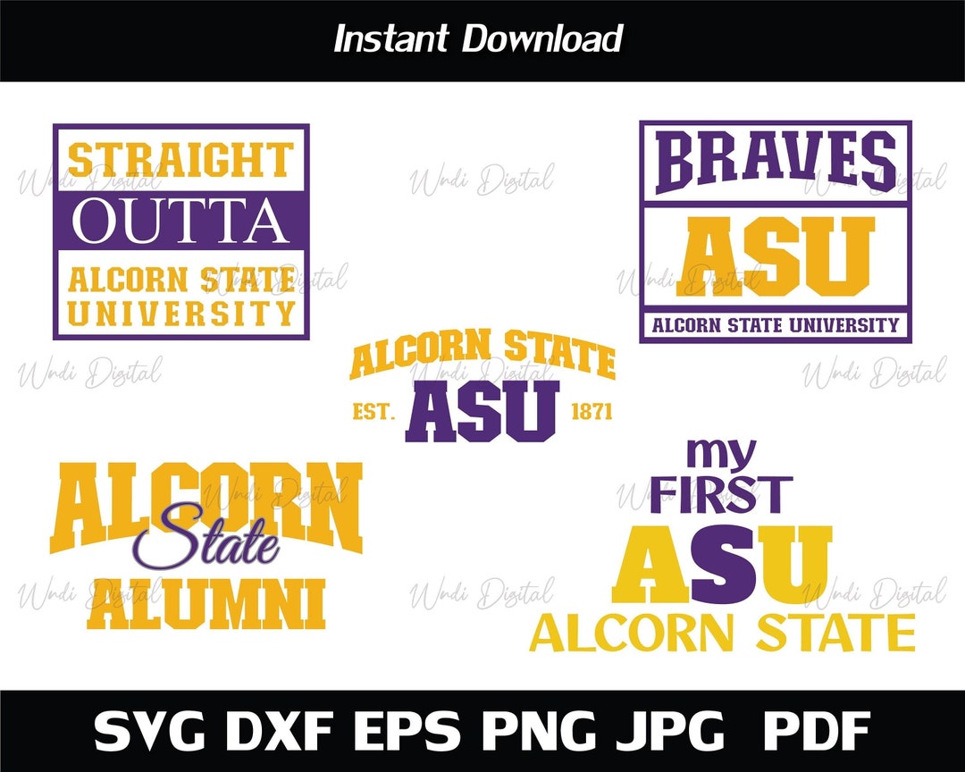 Alcorn State University Svg , Alcorn State Alumni,asu 1871, Alcorn ...
