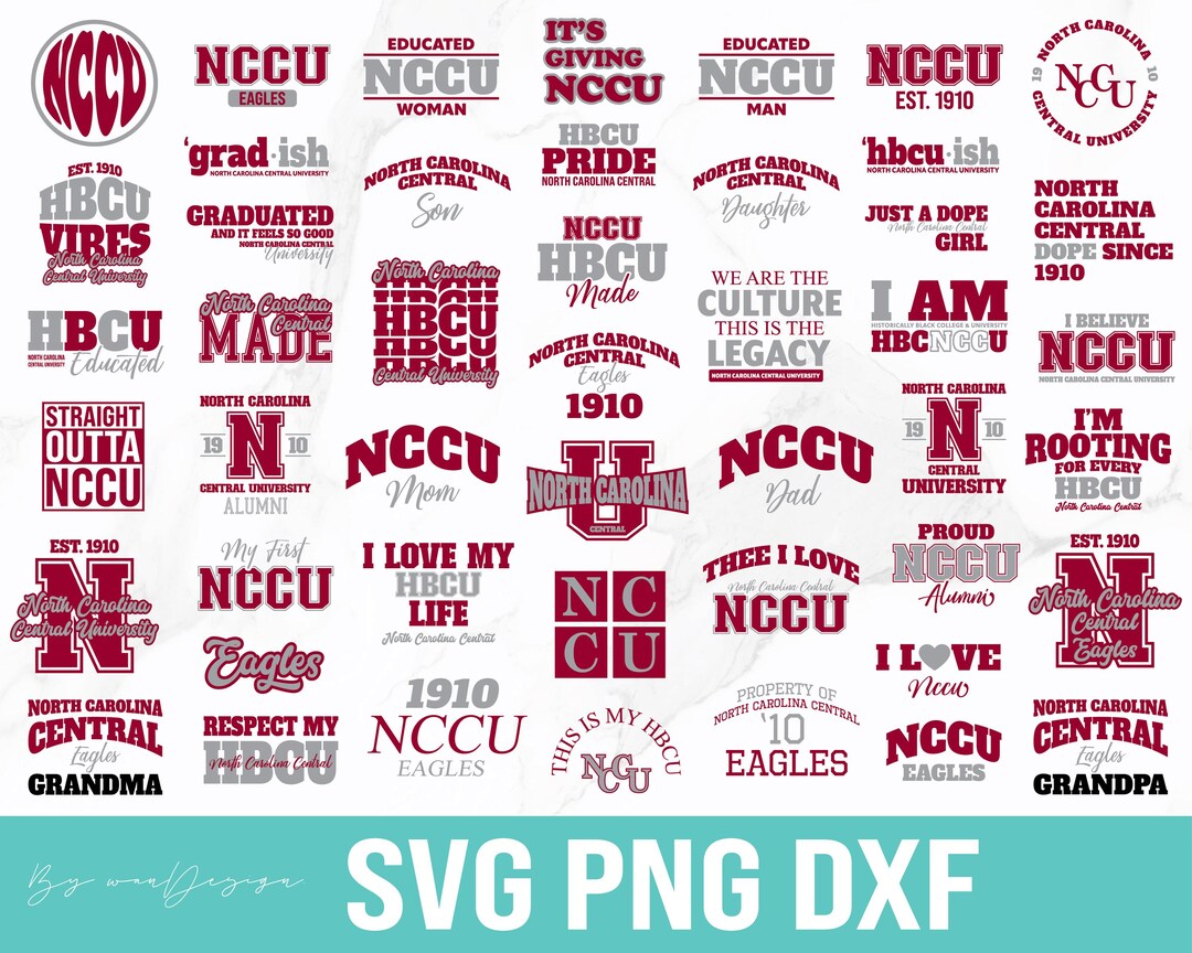 NCCU Eagles SVG Bundle, HBCU Pride Designs (digital Files) - Etsy