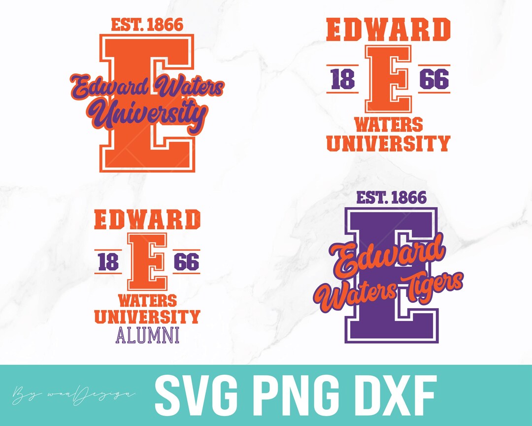 Edward Waters University SVG, HBCU Tigers Logo Bundle (digital Download ...