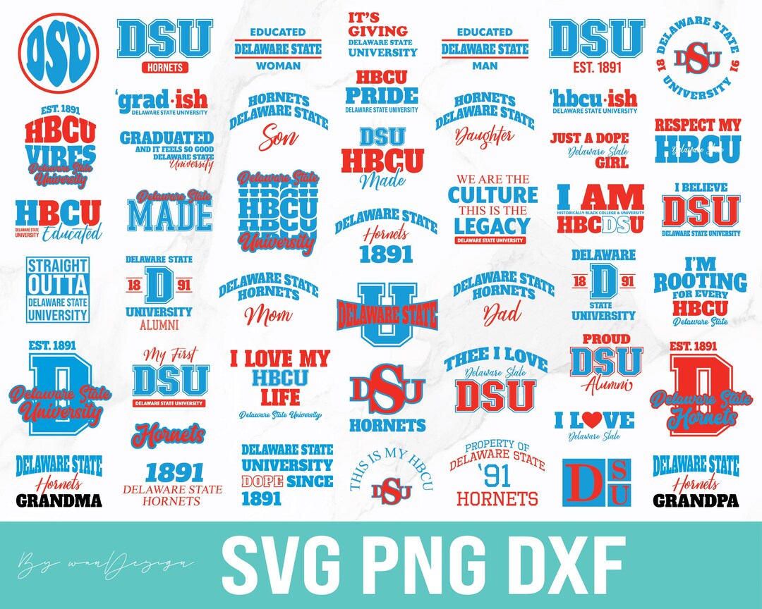 Delaware State University Svg, DSU Svg, New Hbcu 2025 Collection ...