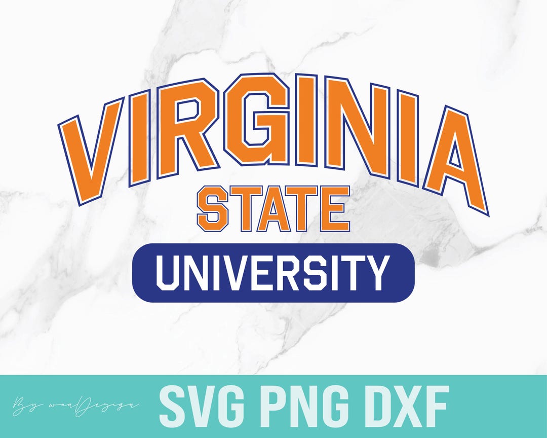 Virginia State University SVG, HBCU Digital File (digital Download) - Etsy