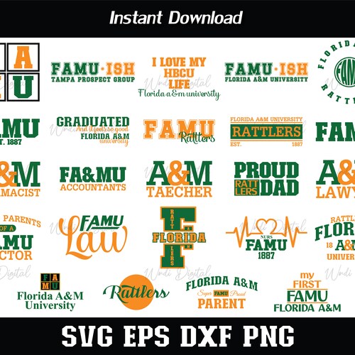 Florida A&M University FAMU Artwork HBCU Collection - Etsy