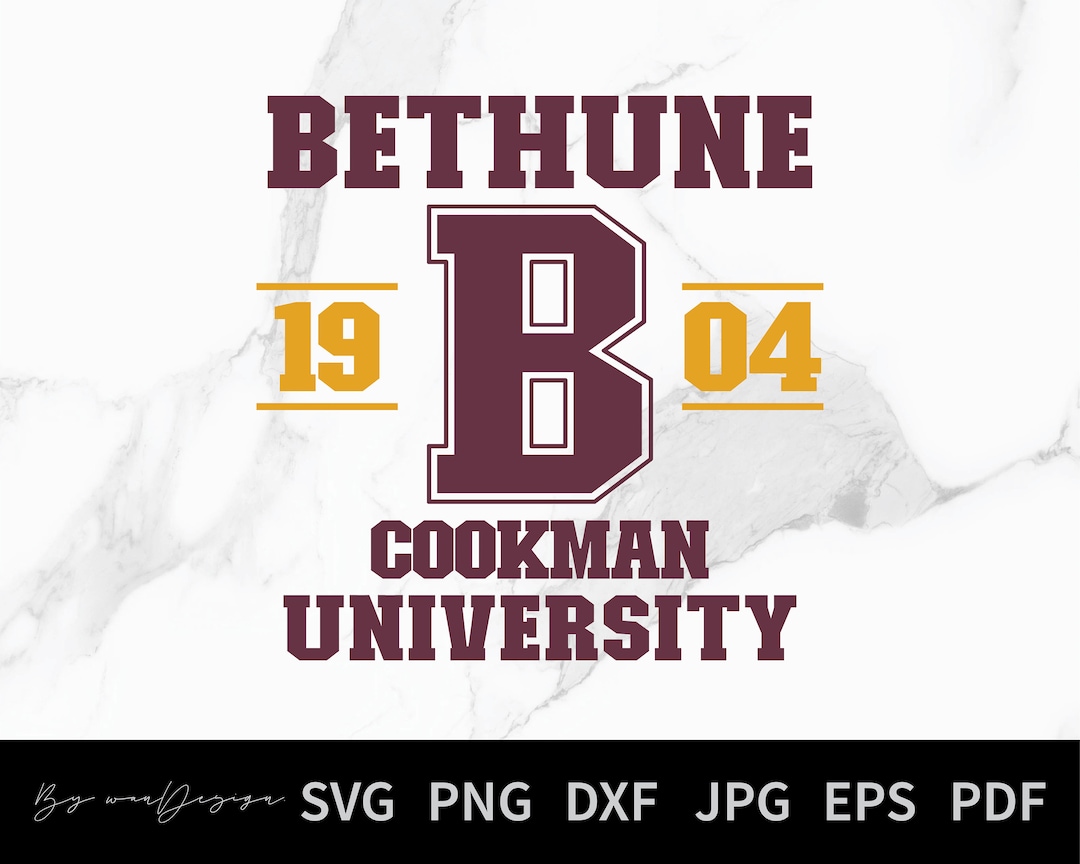 Bethune Cookman University SVG, HBCU Cut Files (digital Download) - Etsy