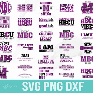 Hbcu Pride Morris Brown College Svg, Hbcu Bundles, New Hbcu 2025 ...