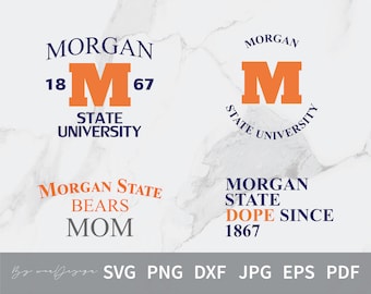 Morgan State Mom Svg - Etsy
