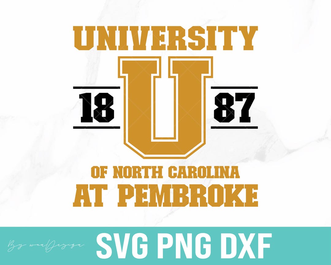 University of North Carolina at Pembroke Svg 1887 Svg, UNC Pembroke ...