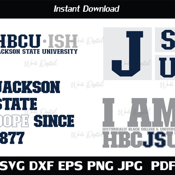 Jsu Svg - Etsy