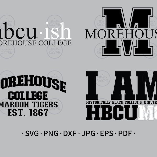 Morehouse Logo Svg - Etsy